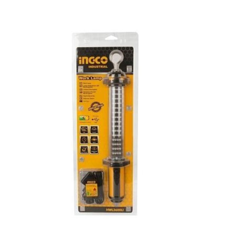 Buy Ingco Rechargeable LED Work Lamp HWL3600LI | NidaDanish Tanzania's ...