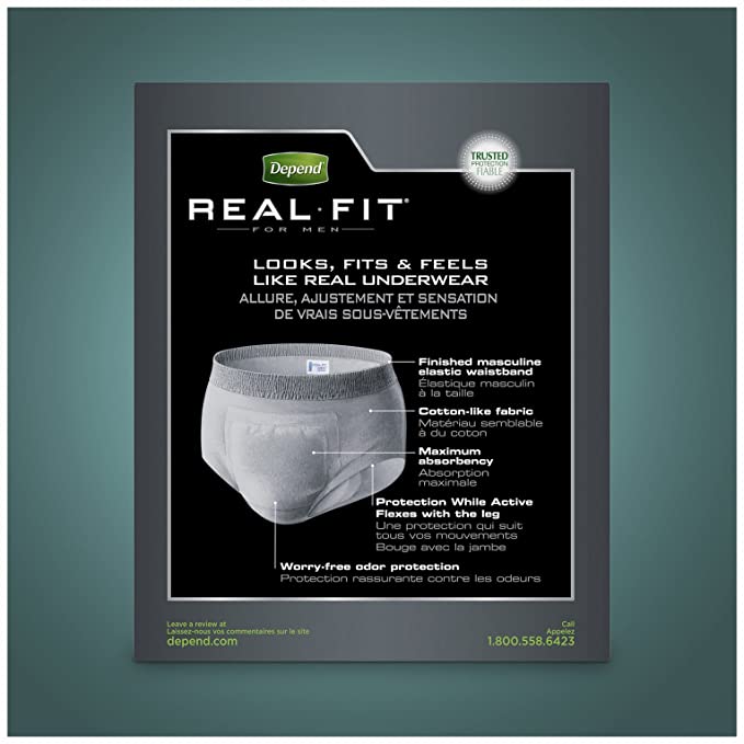 Shop Depend Silhouette Underwear Men S/M 10 | NidaDanish Tanzania
