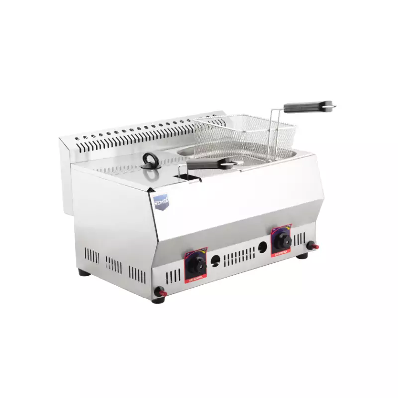Buy Remta LPG Gas Fryer Double Tub 8+8L RL97 | NIdaDanish Tanzania