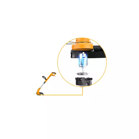 Buy Ingco Cordless Grass Trimmer Lithium-ion 20V CGTLI20301 ...