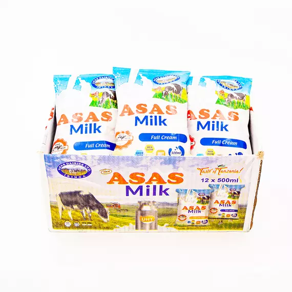 Buy asas-uht-fresh-milk-500ml | NidaDanish Tanzania - Shop online